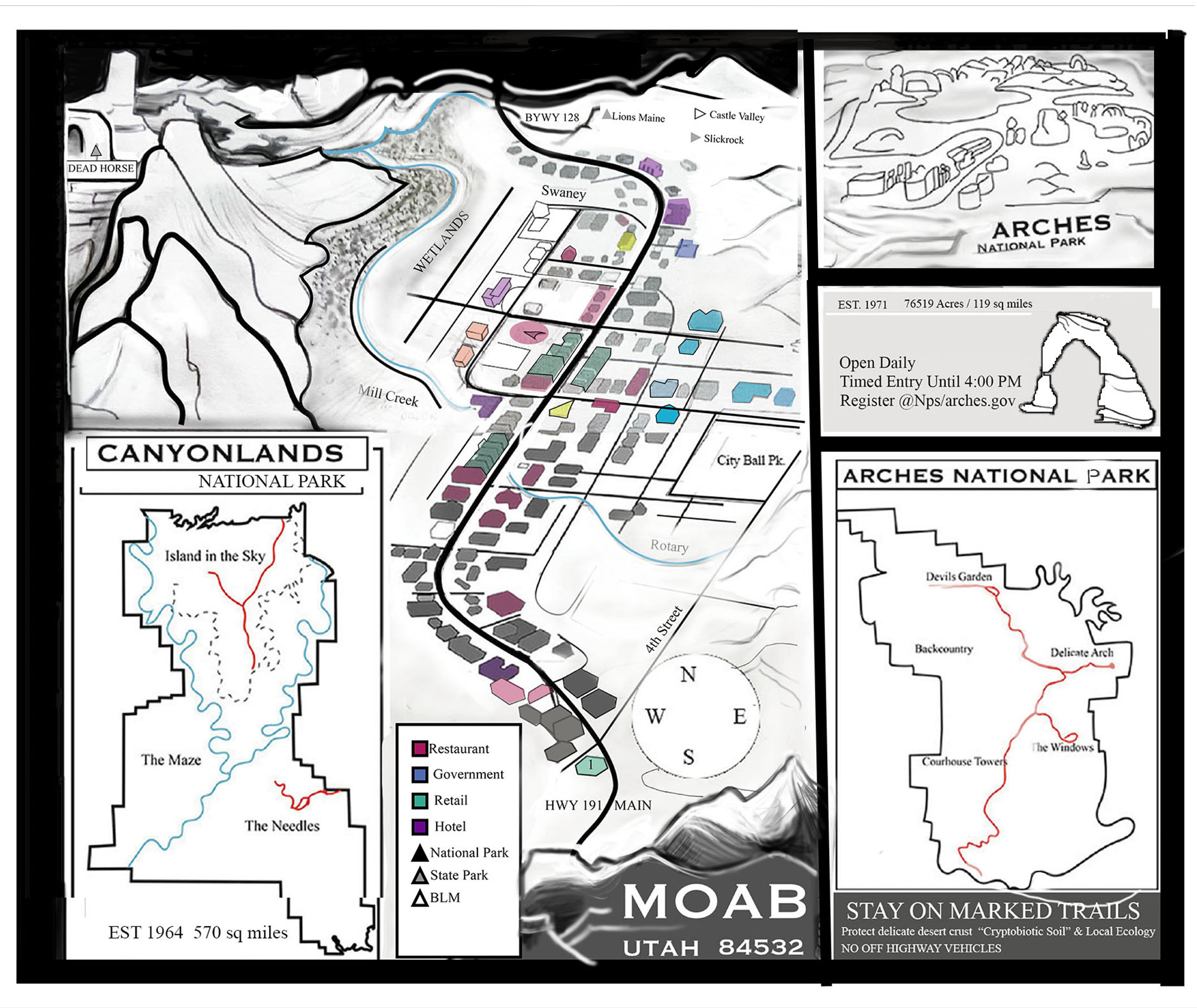 Moab Map – AZScientific